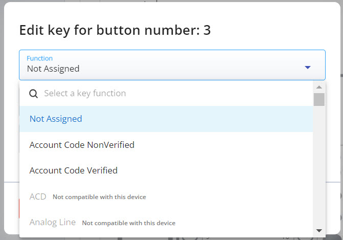 Programming User Phone Keys